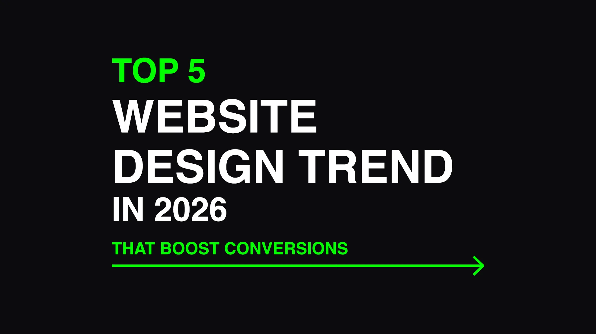 Top 5 Website Design Trends 2026 | SCS Agency
